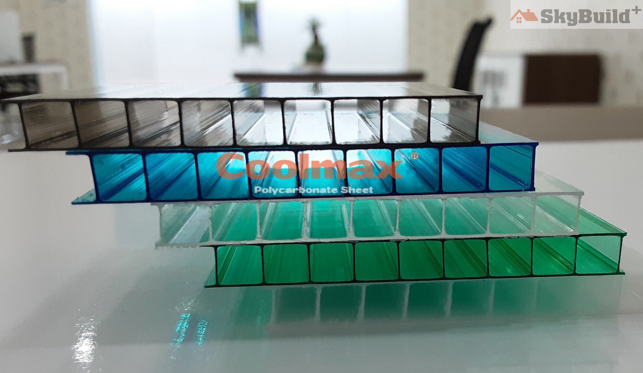 Tấm Poly Dạng Rỗng Là Gì? Poly Coolmax Dạng Rỗng - TẤM LỢP LẤY SÁNG COOLMAX - SKYBUILD PLUS